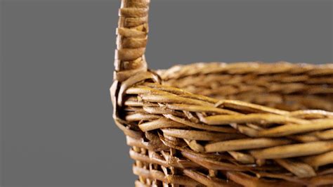 Wooden Wicker Basket 3d Model By Realityscanning