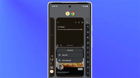Android 14将推出应用组合功能 可同时启动两个应用并进入分屏模式凤凰网