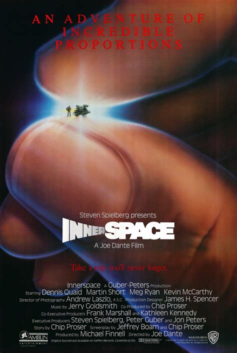 Innerspace 1987 One Sheet Poster Rolled Etsy