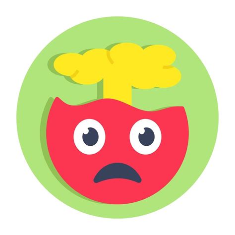 Modern Design Icon Of Exploding Head Emoji 54037320 Vector Art At Vecteezy
