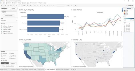 Creating Dashboard Tableau Intermediate