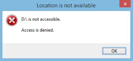 How To Fix Hard Drive Is Not Accessible Access Denied