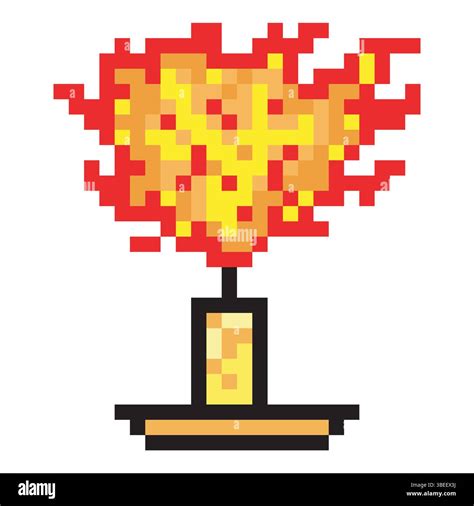 Torch Icon Flame In Stock Vector Images Alamy