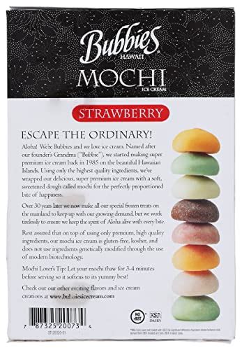 Reviews For Bubbies Mochi Strawberry Mochi Ice Cream Bestviewsreviews