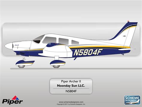 Piper Archer Ii N5804f Scheme Designers 201 569 7785