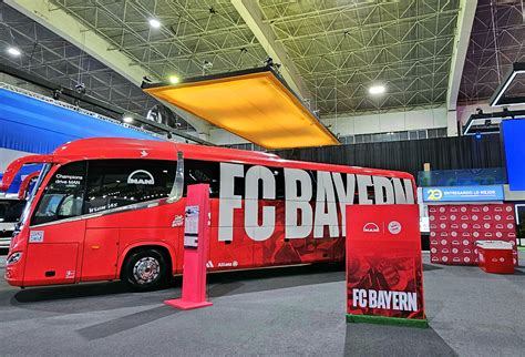 Shaping International Markets Fc Bayern Bus As Trade Fair Highlight In