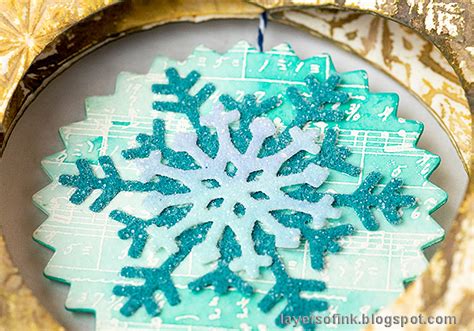 Layers Of Ink Interactive Snowflake Spinner Tutorial