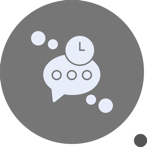 Typing Timeout Glyph Shadow Icon 39482543 Vector Art At Vecteezy