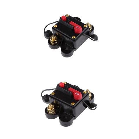 2x Waterproof Automatic Breaker 80amp 250amp Manual Reset Switch 2x Waterproof Automatic Breaker 80amp 250amp Manual Reset Switch