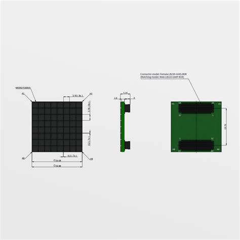 J30035 8×8 Sipm Square Array