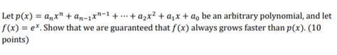 Solved Let p x anx an 1x² ¹ a₂x² a₁x ao be Chegg com