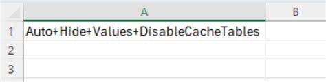 Table Cache Optimization Jet
