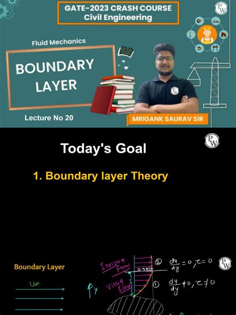 Boundary Layer Theory 20 Class Notes Gate Crash Course 2023 Civil Pdf