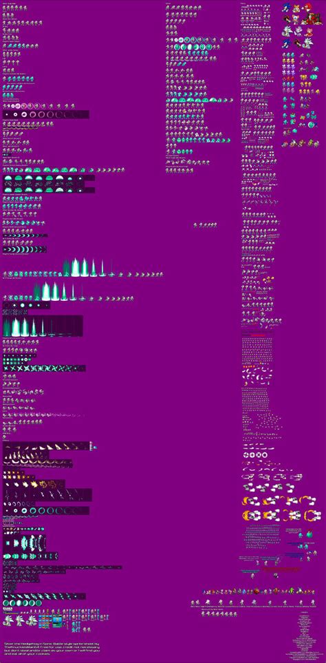 Sonic Battle Silver Sprite Sheet 2023 Revise By Theknucklesmaing4 On Deviantart