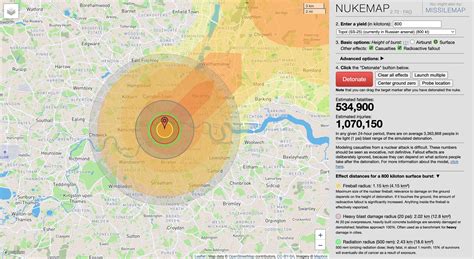 Nuke Your City With This Interactive Map Big Think