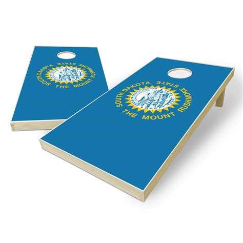 South Dakota State Flag Cornhole Board Set