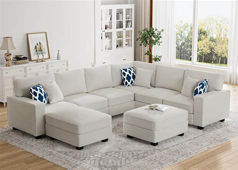 Legend Vansen Modular Sectional Sofa U Shaped Couch With