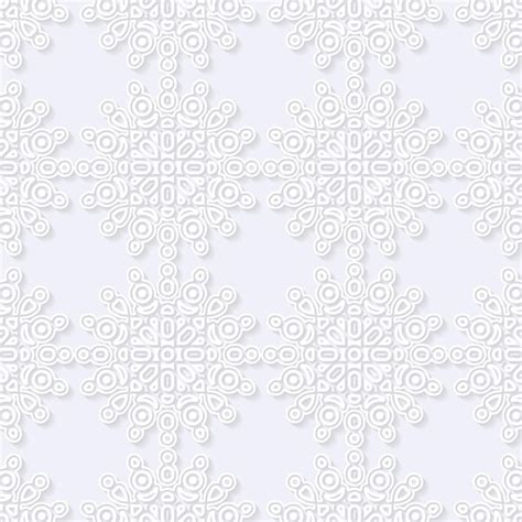 Premium Vector Elegant White Seamless Pattern Design