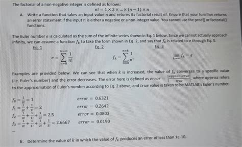 solved the factorial of a non negative integer is defined as