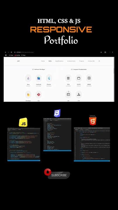 Responsive Portfolio Webdesign Responsivewebdesign Html Css Javascript Frontend Ai