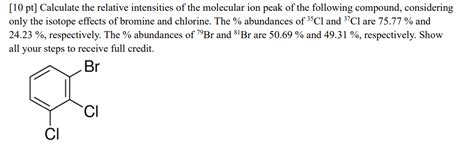 solved [10 ﻿pt] ﻿calculate the relative intensities of the