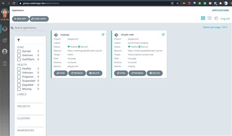 Argocd Dashboard Applications Webmago Dev