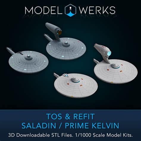 11000 Tos And Refit Saladin Prime Kelvin Class Stl File Download