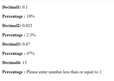 Convert Decimal Point Numbers To Percentage Using Filters In Vuejs