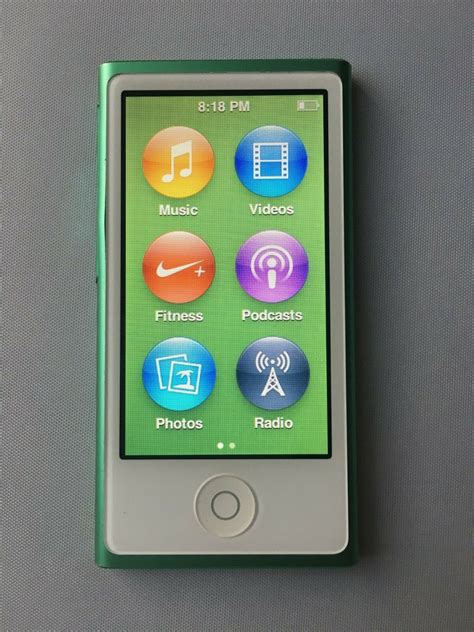 Green Ipod Nano 7th Generation