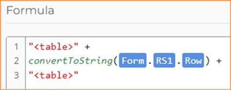 generating html table from repeating section using form controls only community