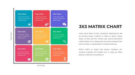 X Matrix Diagram Template SlideKit