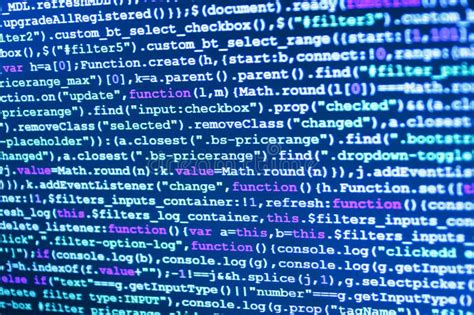 Javascript Functions Variables Stock Illustration Illustration Of