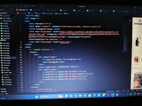 uday barman on linkedin instagramclone html css