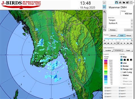 မန္တလေးတိုင်းဒေသကြီး၊ ပဲခူးတိုင်းဒေသကြီး၊ စစ်ကိုင်းတိုင်းဒေသကြီးနှင့် ရှမ်းပြည်နယ် တောင်ပိုင်း