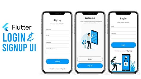 Design A Flutter Log In And Log Out Screens With Validations By