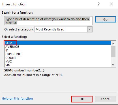 How To Use SUM Function In Excel My Microsoft Office Tips