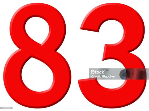 숫자 83 80 3 흰색 배경에 고립 3d Rende 0명에 대한 스톡 사진 및 기타 이미지 0명 디지털 생성 이미지