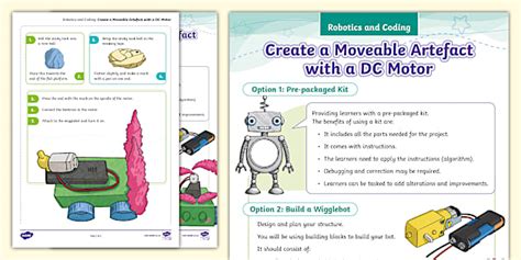 Robotics And Coding Wigglebot Teacher Made Twinkl
