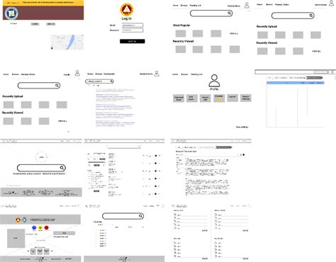 Digital Library System For University Capstone And Researches PROTOTYPE Figma