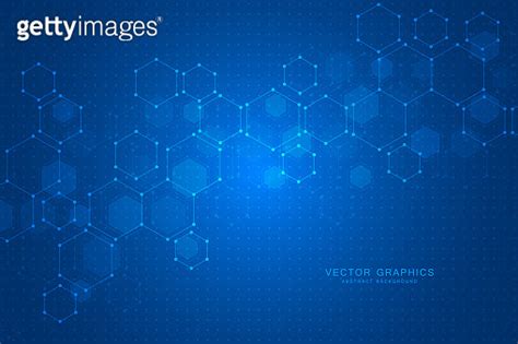 Abstract Science Background With Hexagons And Molecules 이미지 927335068 게티이미지뱅크