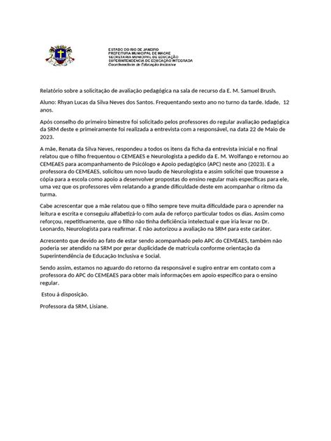 Relatório Rhyan Pdf