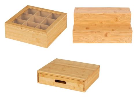 Bambusový Box Na čaj Kávu Lidl Sk