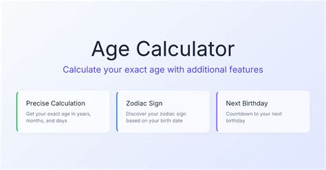 Age Calculator Calculate Your Exact Age