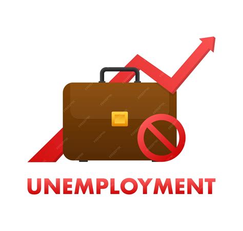 Premium Vector Unemployment Icon Unemployed Protection Vector Stock