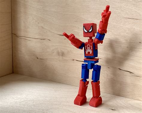 Mini 13 Classic Spiderman By Karelk Download Free Stl Model