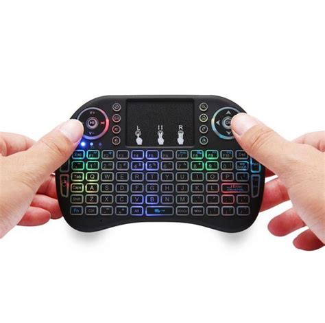 Classic Mini Wireless Keyboard With Touch Pad I8 Air Mouse Ideal For Pc Tv Box Backlight Pc
