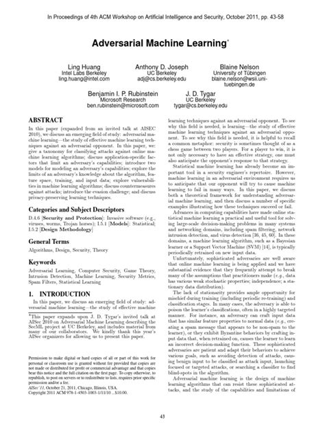 Adversarial Aisec Pdf Machine Learning Spamming
