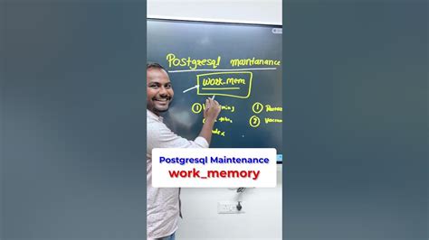 What Is Maintenance Workmemory In Postgresql Database Interview Question With Ankush Sir