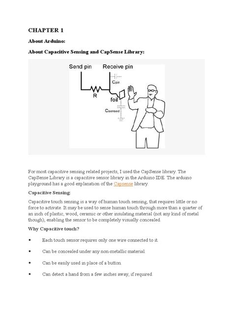 Project Report Capacitive Proximity Sensor Using Arduino Pdf