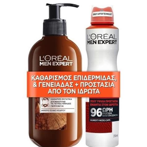 Loreal Paris Men Expert Beard Face And Hair Wash 200ml And Invincible